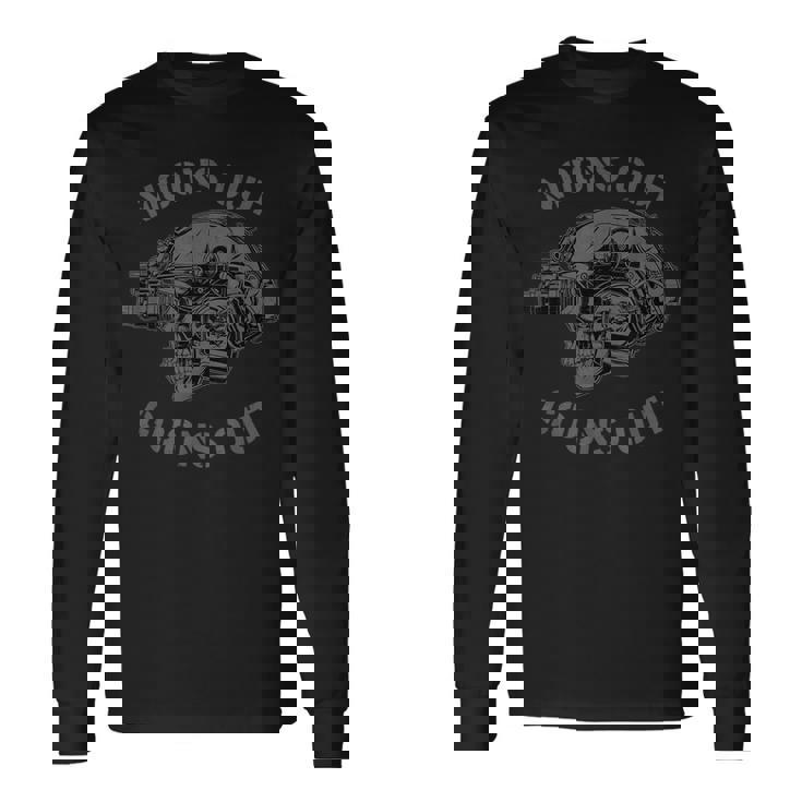 Moon's Out Goons Out Skull Helmet Nvgs Nsw Swcc Dbg Pin Hoodie - Seseable