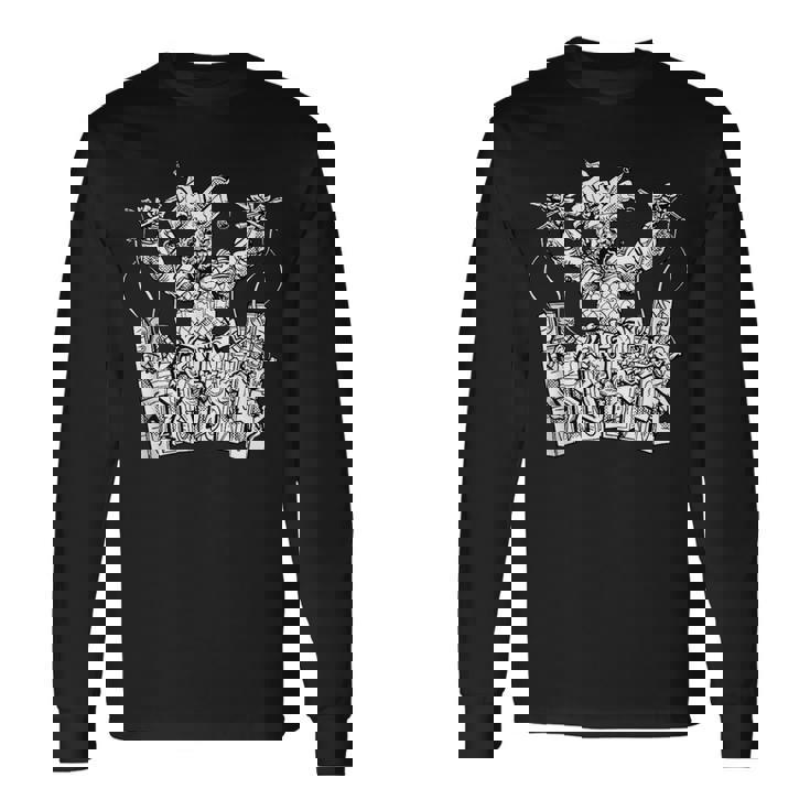 Scary Clown And Puppets Puppet Creepy Toy Mens Back Print T-shirt | Mazezy