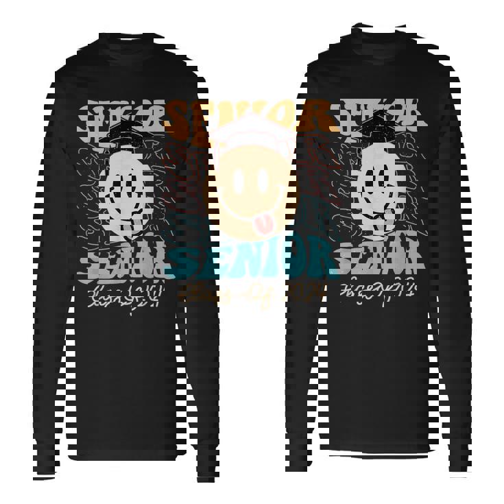 Senior 24 Graduation Class Of 2024 Cute Senior 2024 Long Sleeve T-Shirt ...