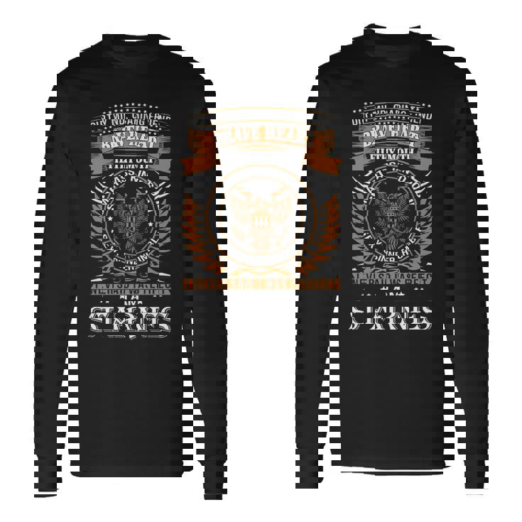 Starnes Name Starnes Brave Heart V2 Long Sleeve T-Shirt - Seseable