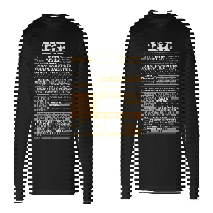 Vega Name Vega Born To Rule V2 Long Sleeve T-Shirt - Seseable