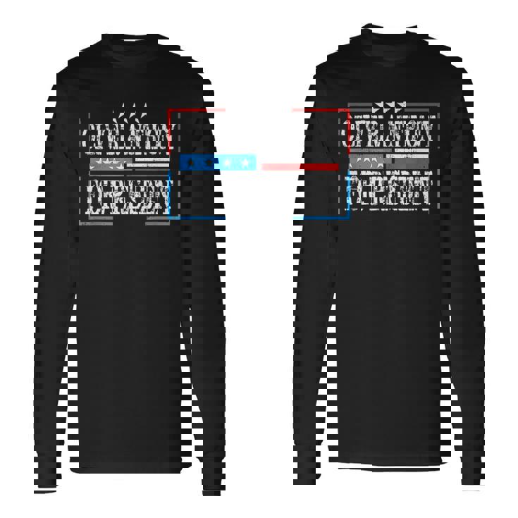 Vintage Oliver Anthony For President 2024 Long Sleeve | Seseable