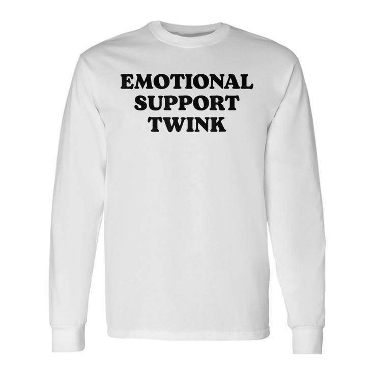 Emotional Support Twink Mens Back Print T Shirt Mazezy