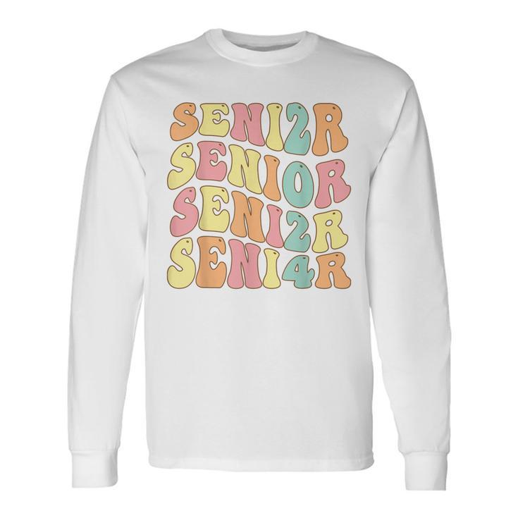 Back To School 2024 Senior 2024 Class Of 2024 White Long Sleeve T-Shirt ...