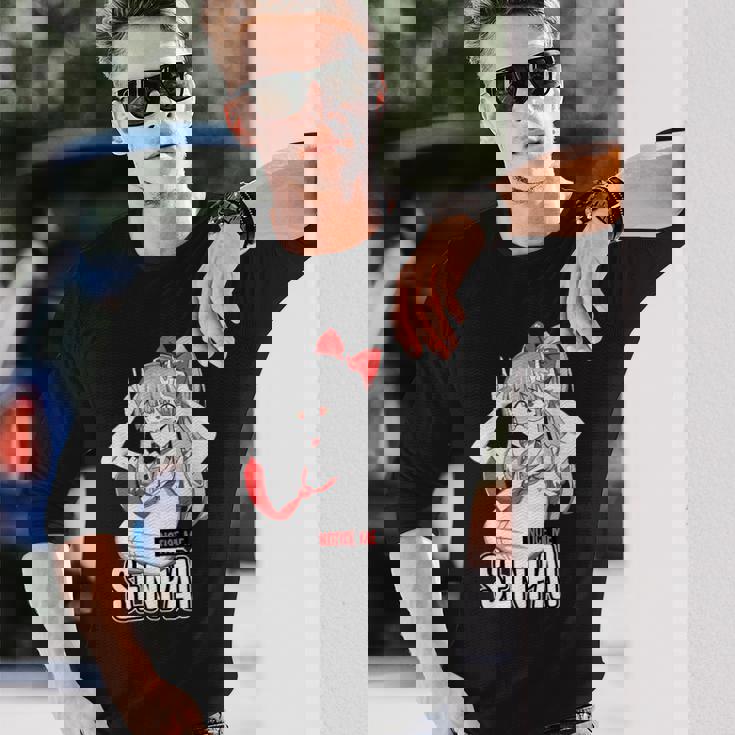 Notice Me Senpai Ahegao Face Japanese Anime Girl Otaku Cloth Long ...