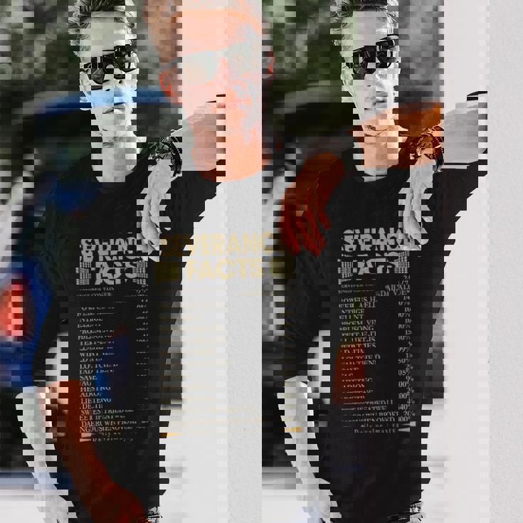 Severance Name Severance Facts V2 Long Sleeve T-Shirt - Seseable