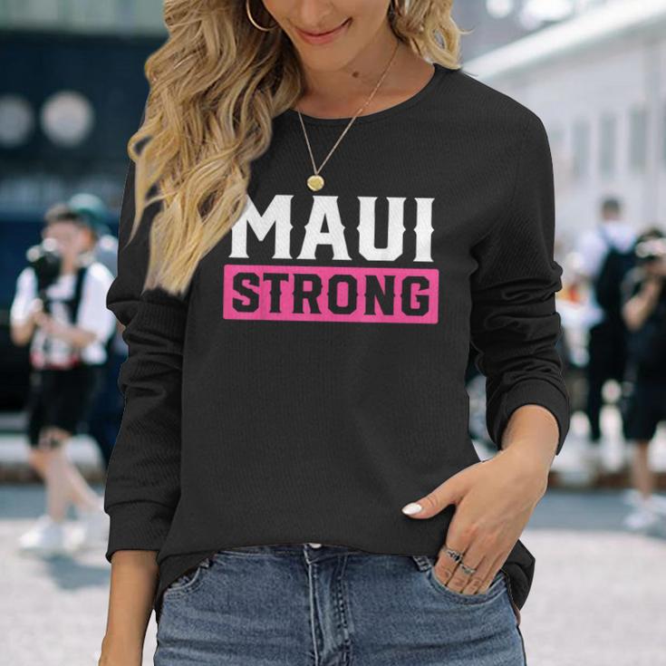 Pray For Maui Hawaii Strong Maui Lahaina Hawaiian Islands Long Sleeve ...