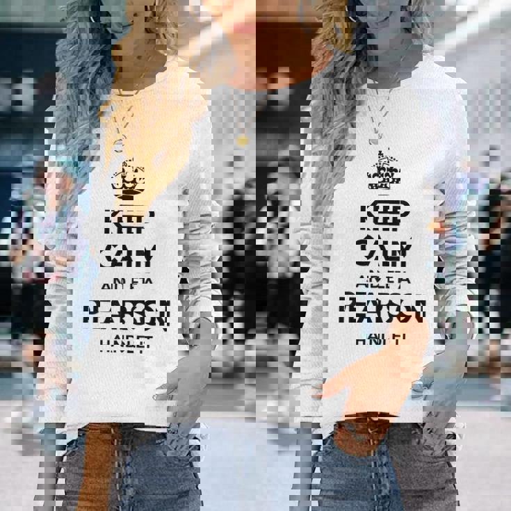 Pearson Surname Tree Birthday Reunion Idea Long Sleeve T-Shirt T-Shirt ...