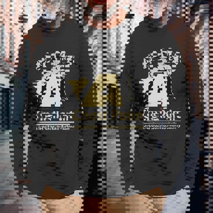 Chest Point Mass Academy Weightlifting Bodybuilding Gym Long Sleeve T ...