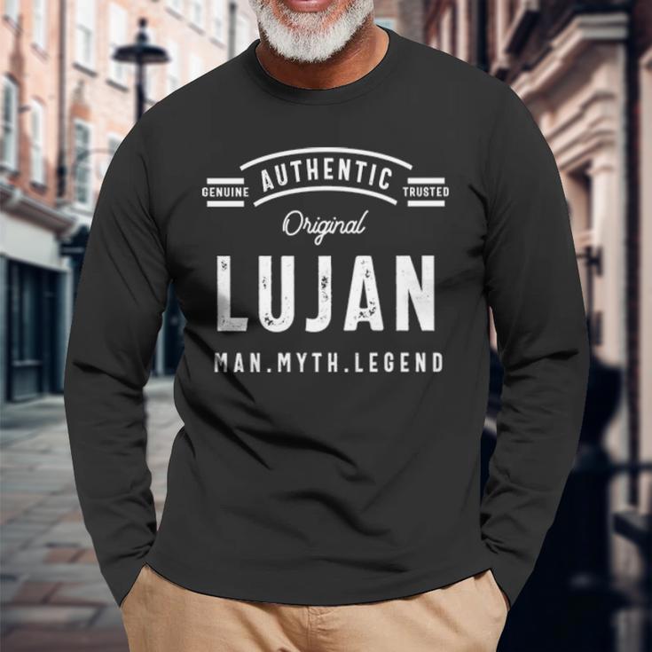 Lujan Name Authentic Lujan Long Sleeve T-Shirt - Seseable