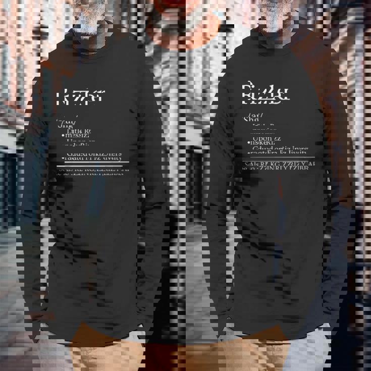 W Rizz The Rizzler Definition Meme Quote Meme Long Sleeve T-Shirt | Mazezy