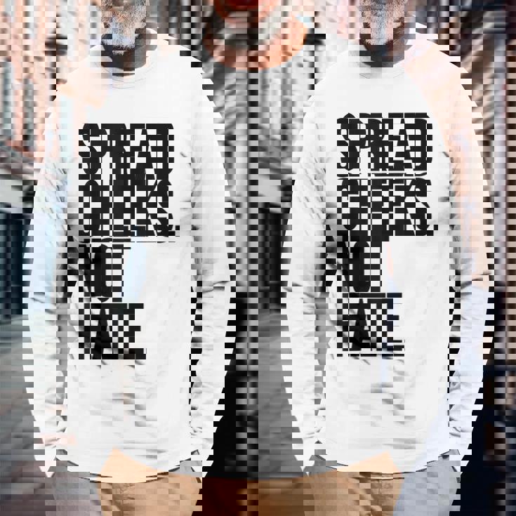 Spread Cheeks Not Hate Gym Fitness And Workout Long Sleeve T-Shirt | Mazezy