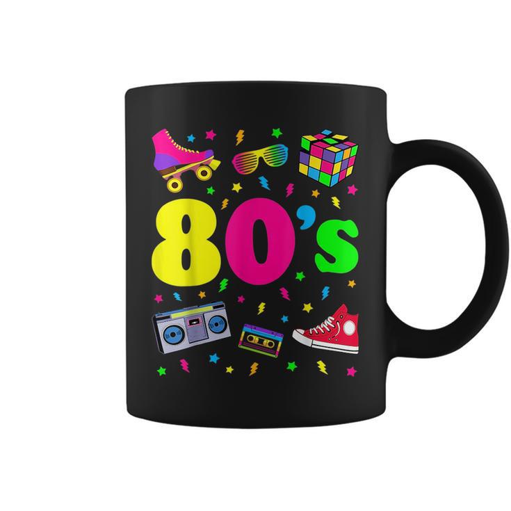 80S Theme Party 80S Costume - I Love The 80S Coffee Mug - Seseable
