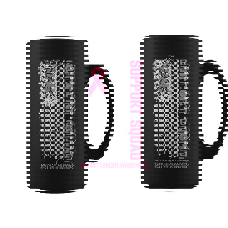 Breast Cancer Support Squad Breast Cancer Awareness T-Shirt | Mazezy