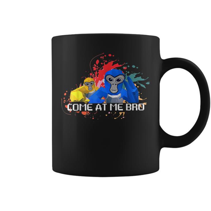 Come At Me Bro Gorilla Monke Tag Gorilla Vr Gamer Coffee Mug | Mazezy