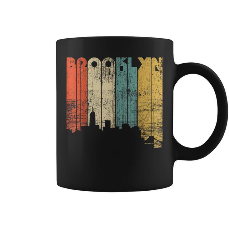 Brooklyn New York City Retro 70S Style Souvenir Coffee Mug | Mazezy
