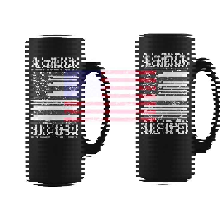 Bull Fighter Rodeo 4Th Fourth Of July All American Flag Usa Rodeo Funny ...