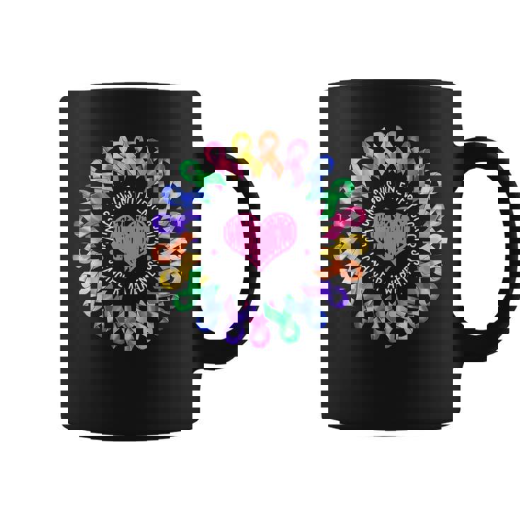 Cancer Sucks In Every Color Fighter Fight Support The Cancer Coffee Mug ...