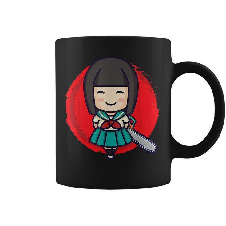 Chainsaw Girl I Punk I Goth I Horror Fan I Horror Coffee Mug | Mazezy