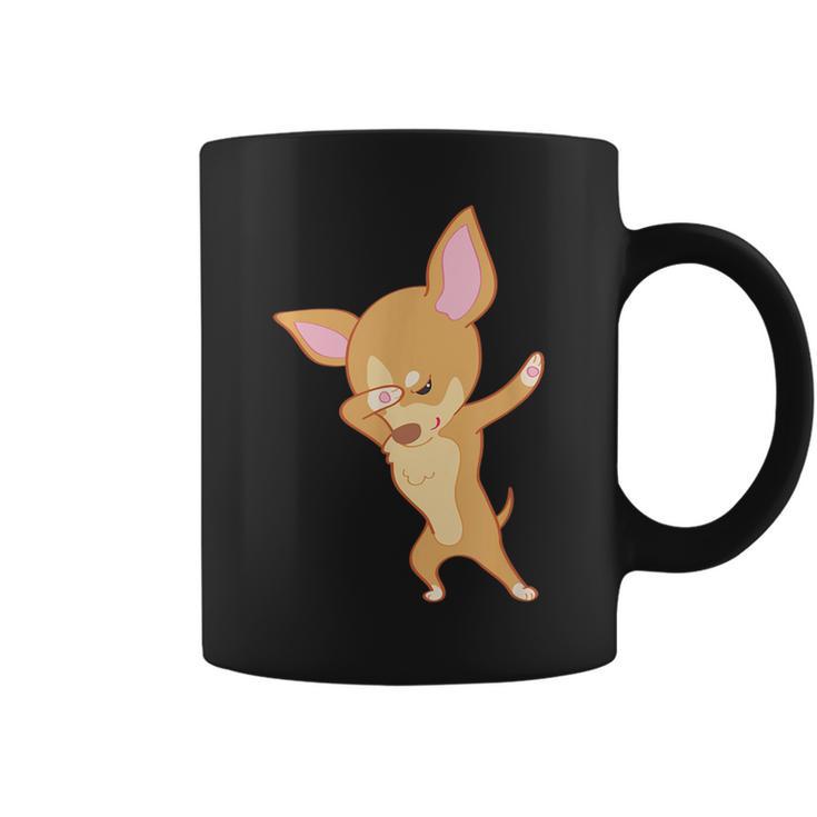 Chihuahua Dabbing Funny Dab Dog Dance Hip Hop Coffee Mug | Mazezy