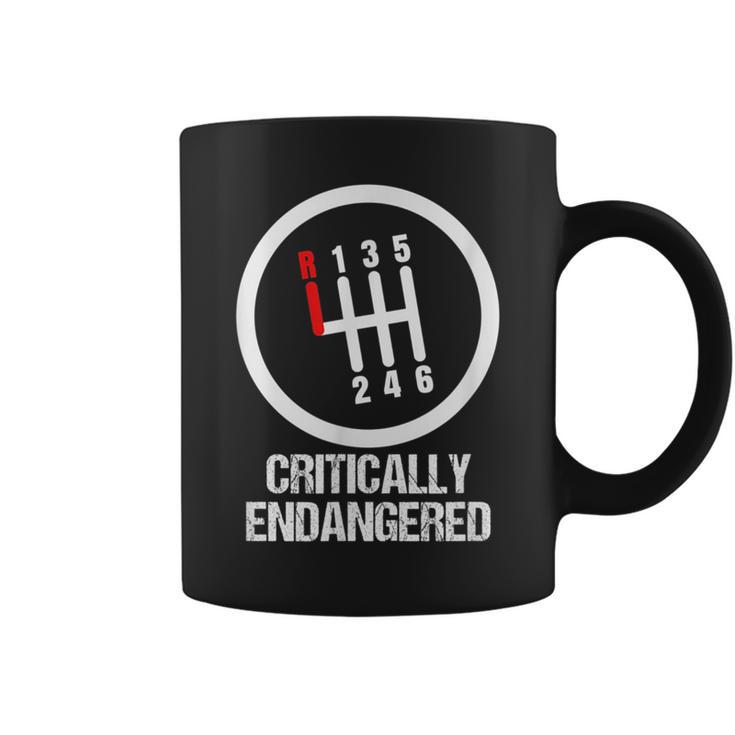 Critically Endangered Manuals Gear Transmission Coffee Mug | Mazezy