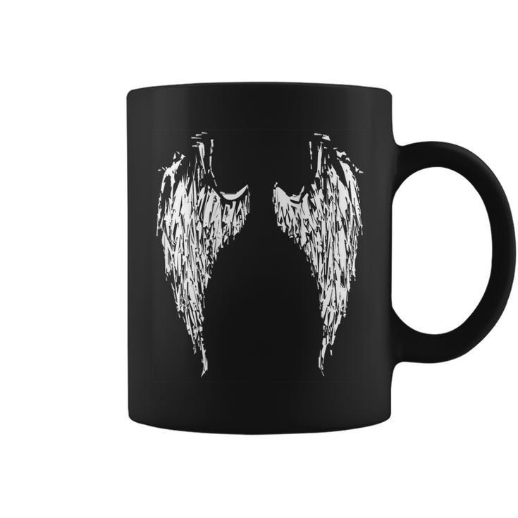 Cute Angel Wings On Back Coffee Mug | Mazezy