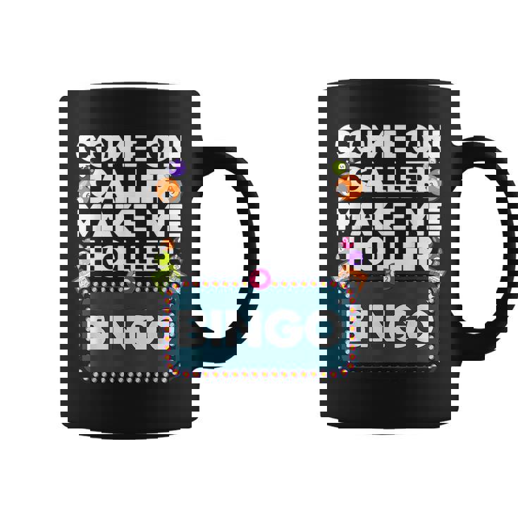 Cute Bingo Design For Men Women Casino Game Bingo Lovers Coffee Mug ...