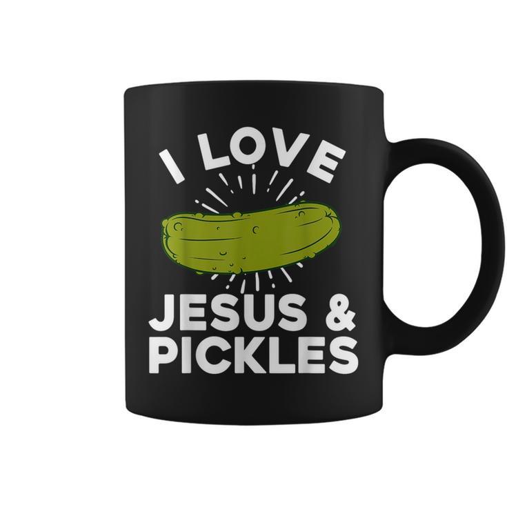Cute Pickle Design For Men Women Kids Jesus Pickle Lovers Coffee Mug ...