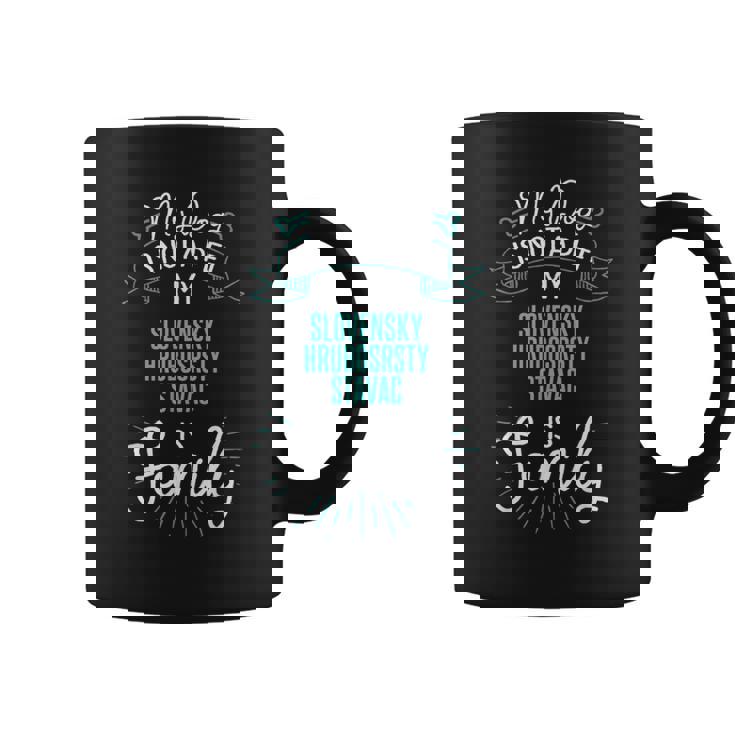 Cute Slovensky Hrubosrsty Stavac Family Dog For W Coffee Mug | Mazezy