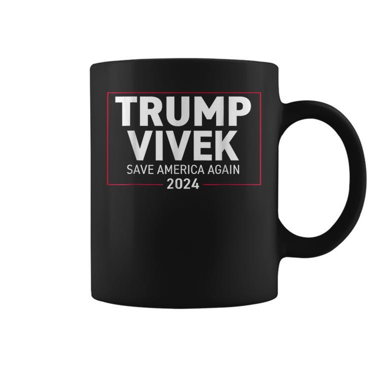 Donald Trump Vivek Ramaswamy 2024 Save America Again Vintage Coffee Mug ...