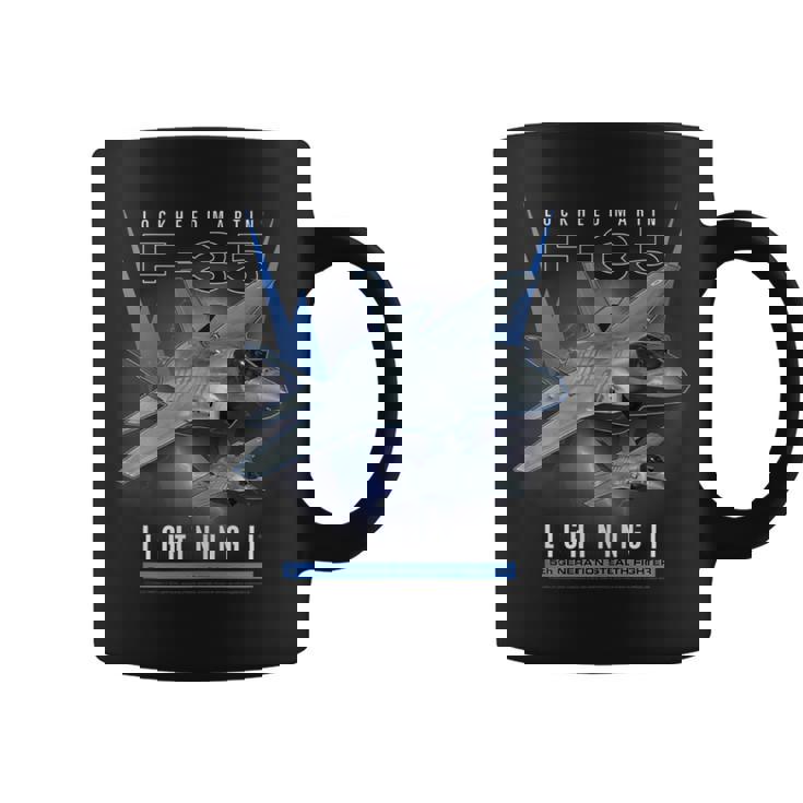 F-35 Lightning Ii 5Th Gen Stealth Fighter Coffee Mug | Mazezy