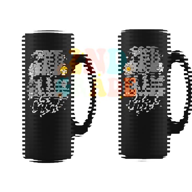 First Day Of 2Nd Grade Crew Groovy Back To School Teacher Coffee Mug ...