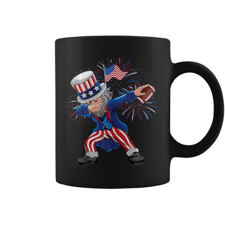 Funny Dabbing Uncle Sam Football Ball Indepedence Day Boys Mens Back ...