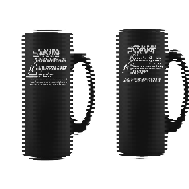 Economist Definition Economics Science Coffee Mug | Mazezy