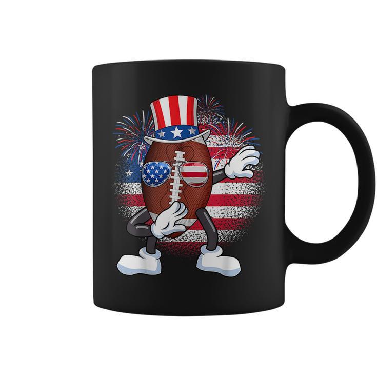 Funny Uncle Sam Football Ball Dabbing Indepedence Day Boys Coffee Mug ...