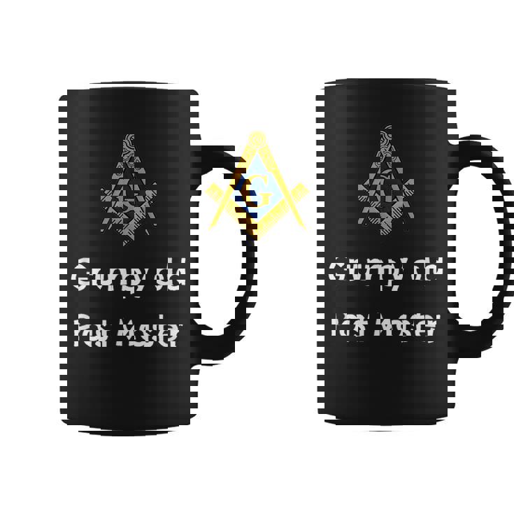 Grumpy Old Past Master Freemason Symbol Masonic Lodge Men's Back Print ...