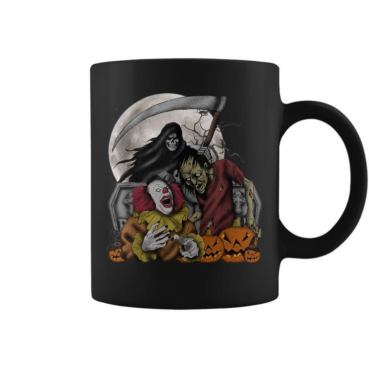 Halloween Zombie Evil Killer Demon Clown Horror Coffee Mug | Mazezy