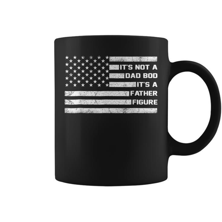 Its Not A Dad Bod Its A Father Figure American Flag Coffee Mug | Mazezy