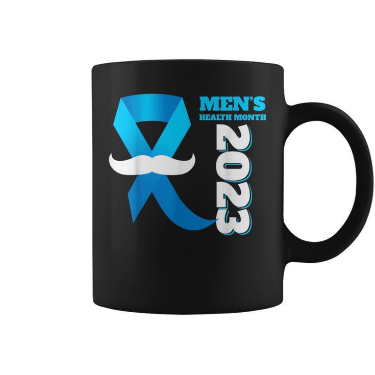 June Health Awareness Men’S Health Month Blue Ribbon Coffee Mug | Mazezy