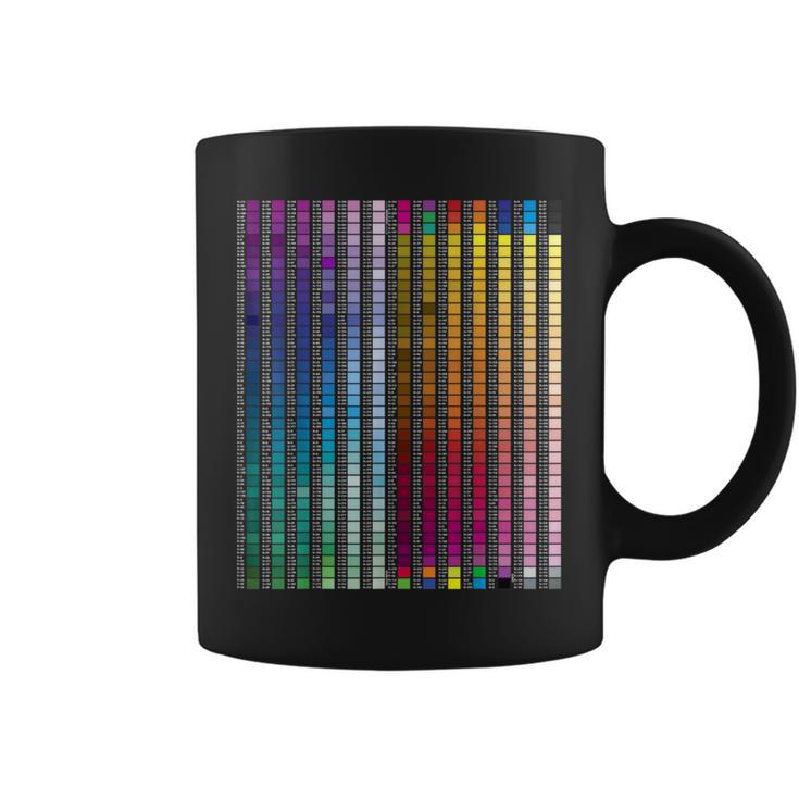 Merch Colors Reference Guide Chart Dtg Pod Dark Colors Coffee Mug | Mazezy