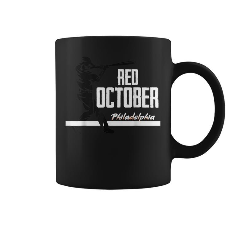 Take October Philadelphia Red Coffee Mug | Mazezy