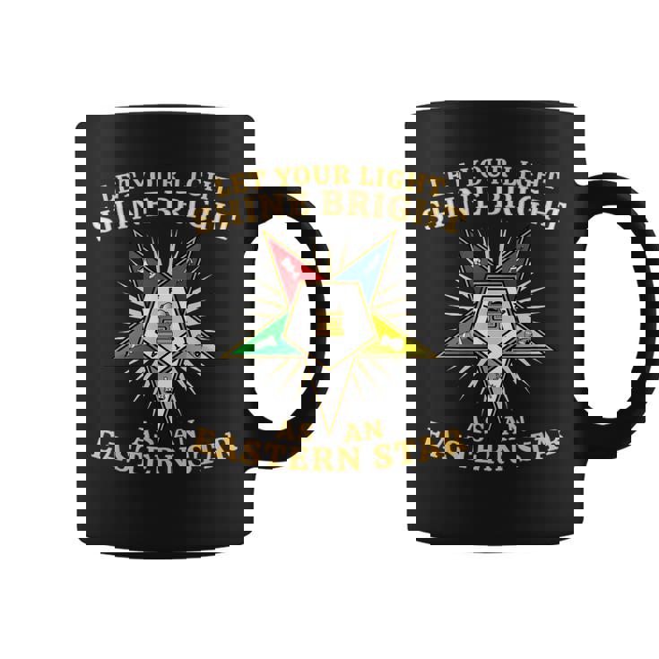 Oes Shine Bright Order Of The Eastern Star Coffee Mug | Seseable
