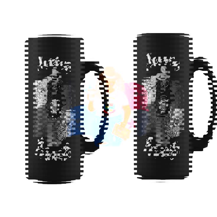 Panama Princess Loves Coffee Panamanian Afro Black Woman Coffee Mug ...