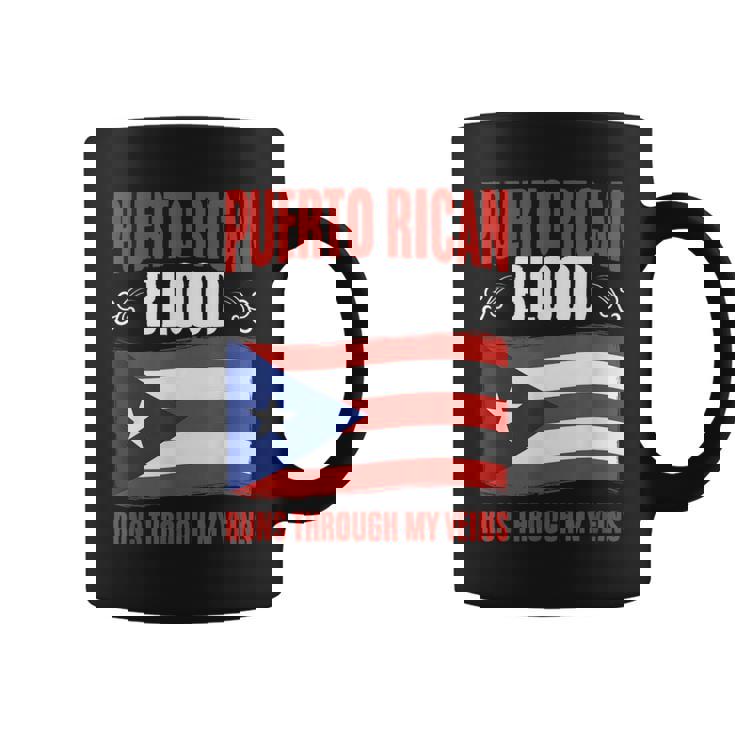 Puerto Rico Flag Boricua Puerto Rican Blood Pride T-Shirt - Seseable