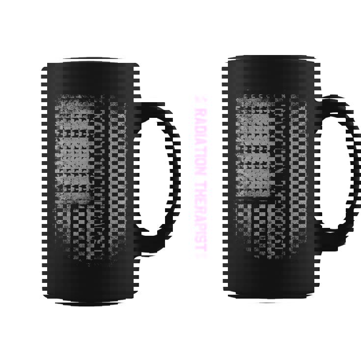 Radiation Therapist Us Flag Coffee Mug | Mazezy