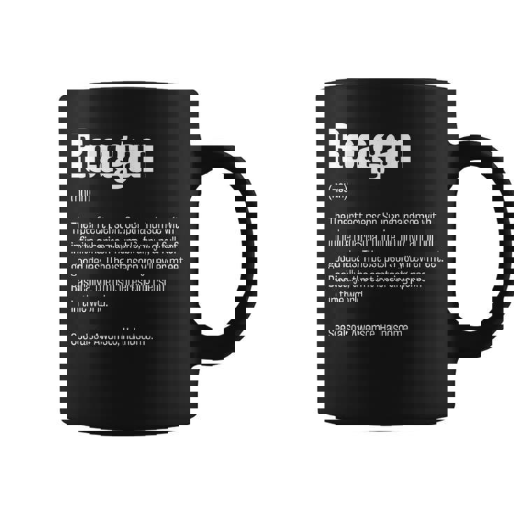 Reagan Definition Funny First Name Humor Nickname Coffee Mug | Mazezy