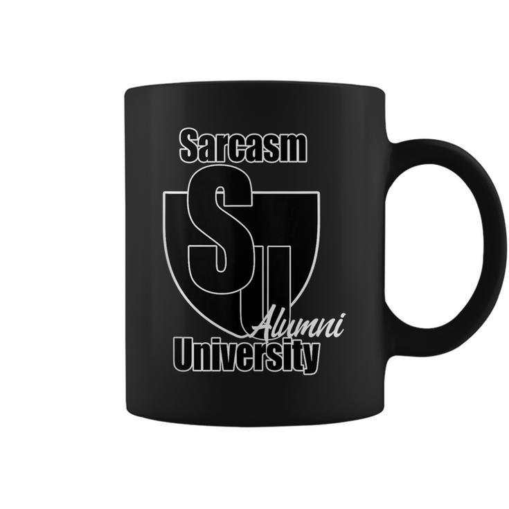 Sarcasm University Alumni Coffee Mug | Mazezy