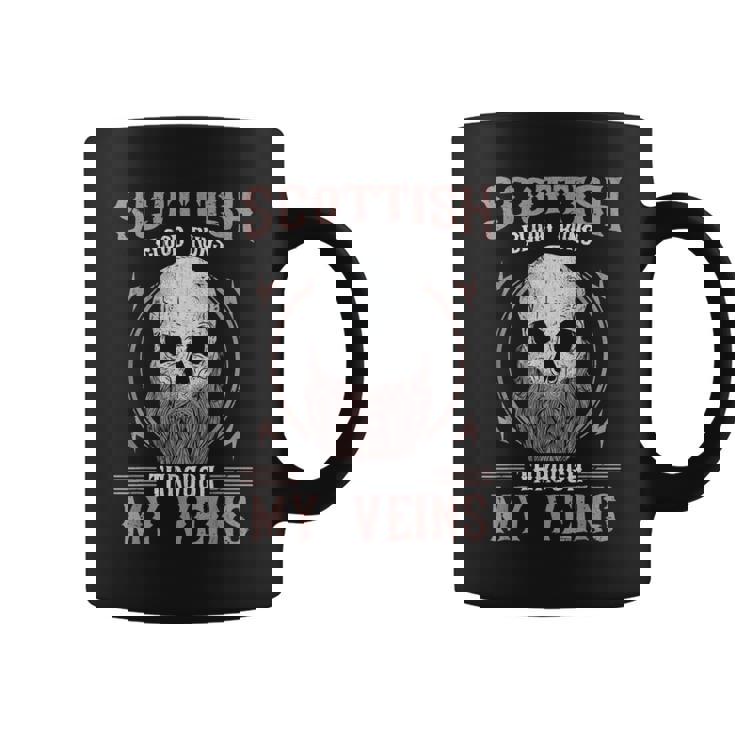 Scottish Blood Runs Through My Veins Viking & Odin Coffee Mug | Mazezy