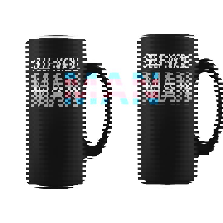 Self Made Transgender Man Lgbt Trans Pride Flag Ftm Coffee Mug Mazezy