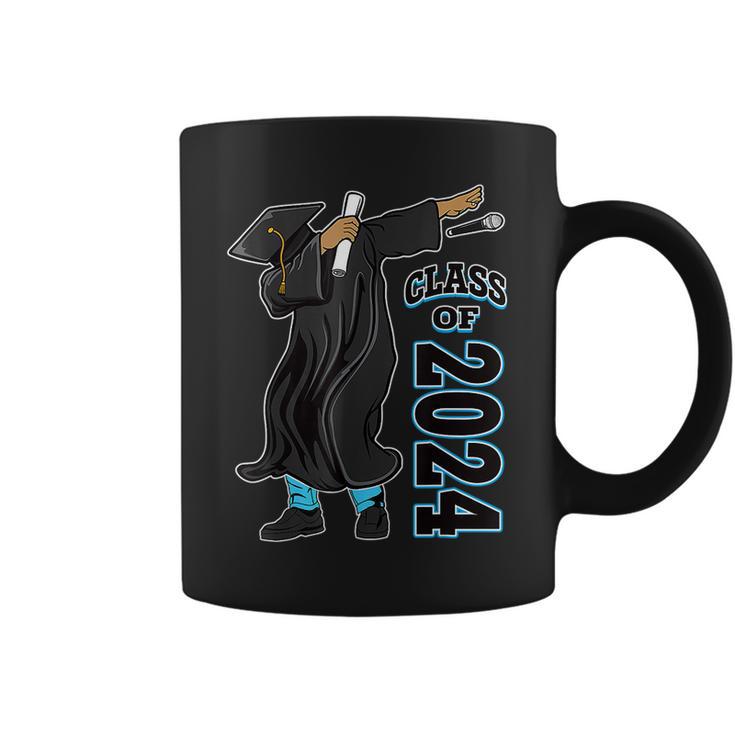 Senior Black Grads Matter Class Of 2024 Dabbing Graduation Coffee Mug ...